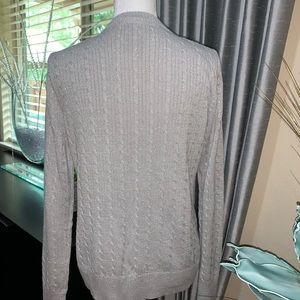 Laura Scott | Sweaters | Laura Scot Sparkly Grey Cardigan | Poshmark